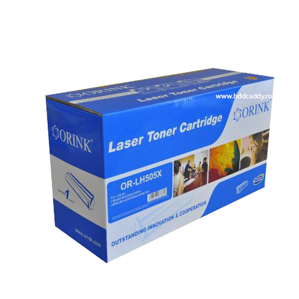 Cartus toner Orink CE505X CF280X compatibil HP 05X 80X Canon CRG 719H ...